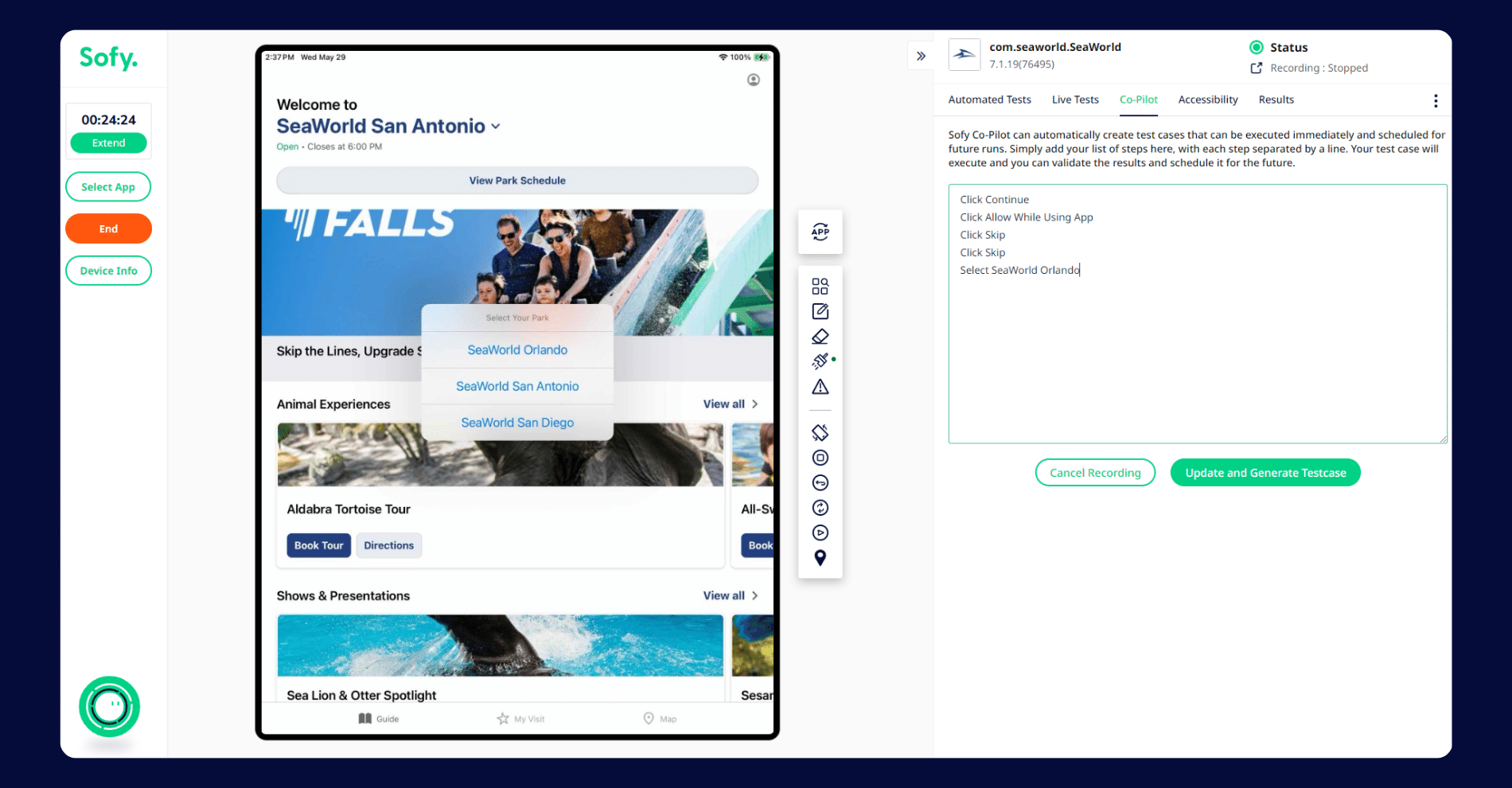 Announcing Sofy Co-Pilot: An AI-Powered Testing Assistant | Sofy Announcing Sofy Co-Pilot: An AI-Powered Testing Assistant | Sofy